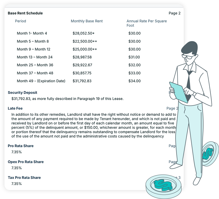 Instant AI-powered Lease Abstraction for CRE
